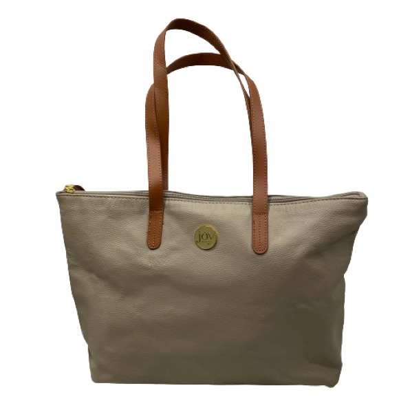 Joy Mangano | Bags | Joy Mangano Pebbled Leather Tote Bag | Poshmark